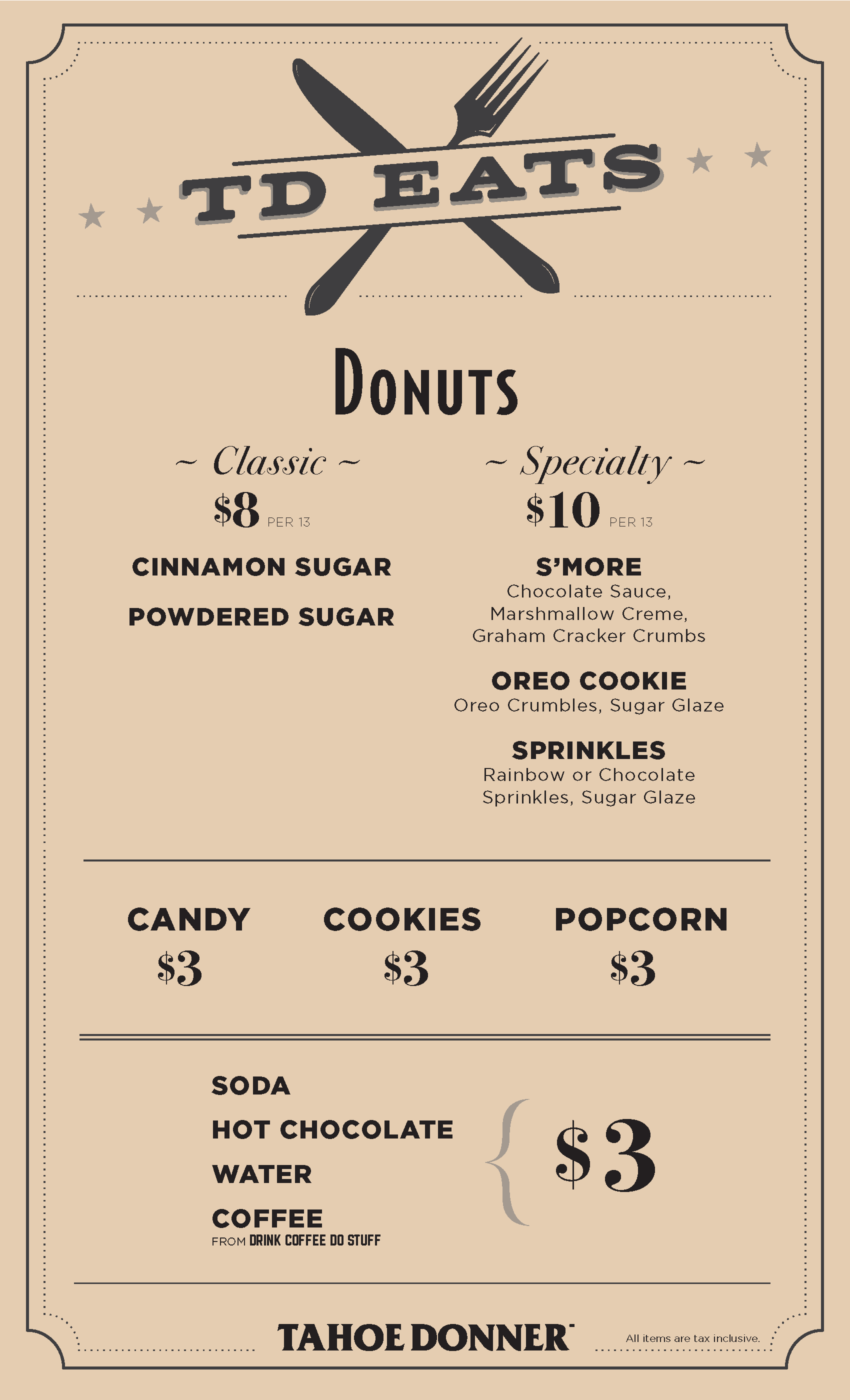 TD Eats | Tahoe Donner